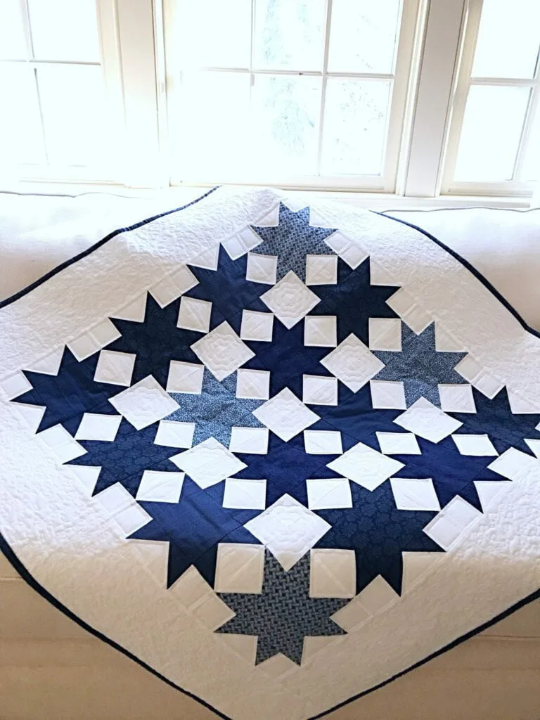 Sparkling Stars Quilt Pattern • Maple Cottage Designs