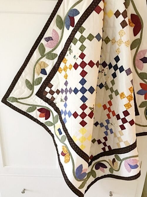 Flowers in the Garden Quilt Pattern • Maple Cottage Designs