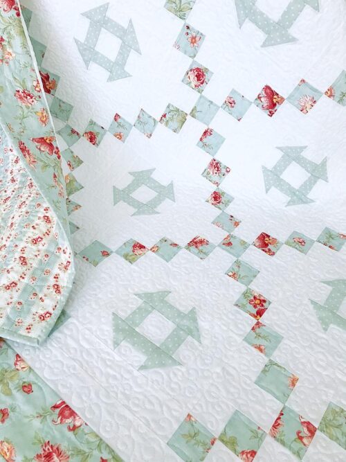 Starlit Wreath Quilt & Pillow Pattern • Maple Cottage Designs