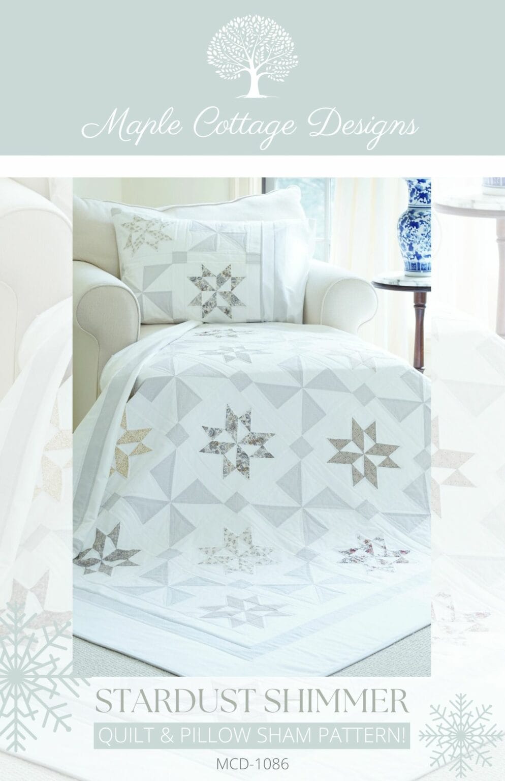 Stardust Shimmer Quilt Pattern • Maple Cottage Designs