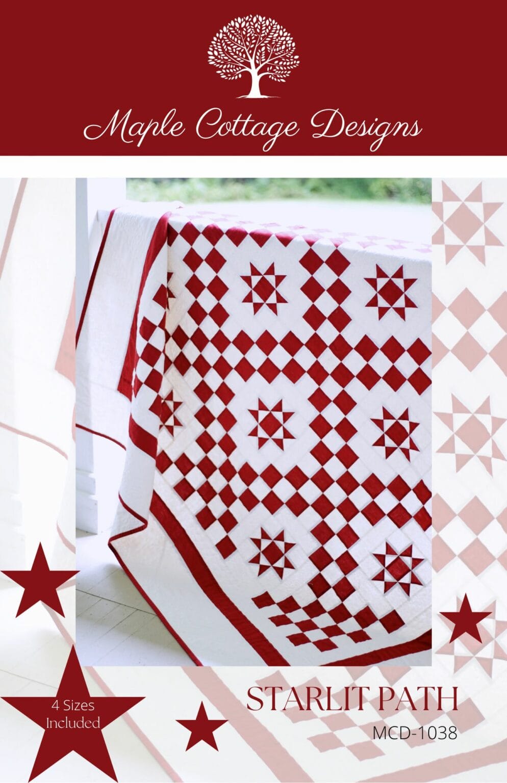 Starlit Path Quilt Pattern • Maple Cottage Designs
