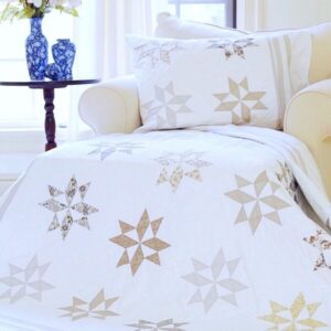 Starlit Road Quilt Pattern & Pillow Pattern • Maple Cottage Designs