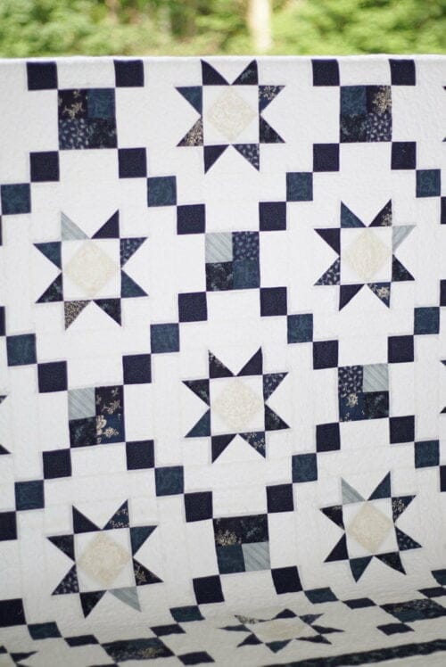 Diamond Star Path Quilt Pattern - Maple Cottage Designs