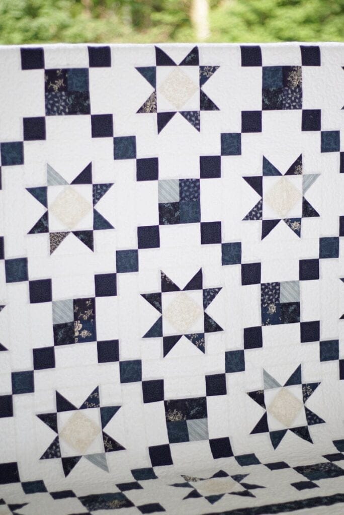Diamond Star Path Quilt Pattern - Maple Cottage Designs