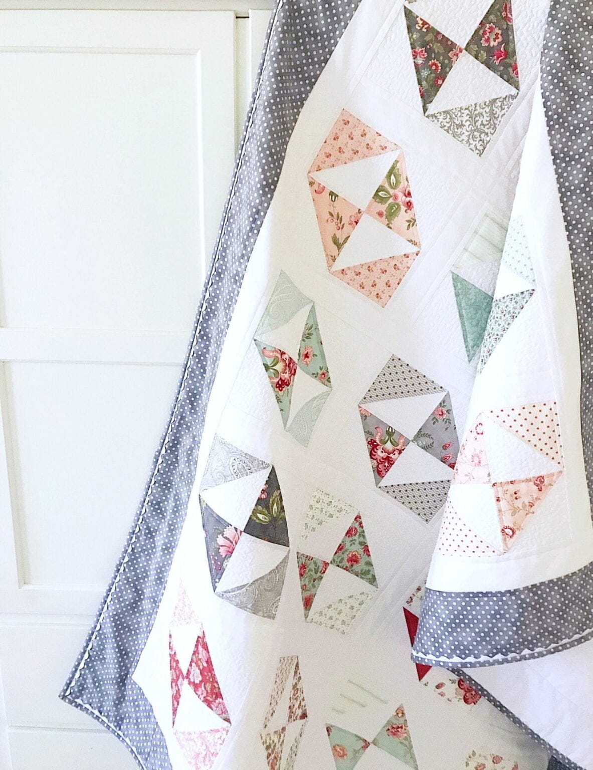 Diamond Star Path Quilt Pattern • Maple Cottage Designs