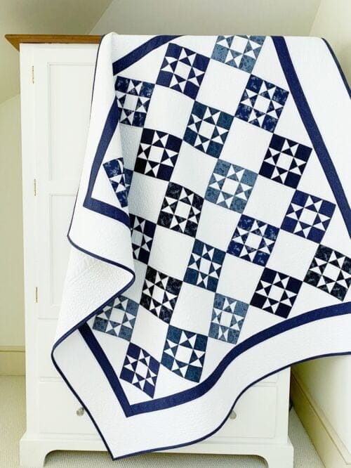 Silver Star Latte Quilt Pattern • Maple Cottage Designs