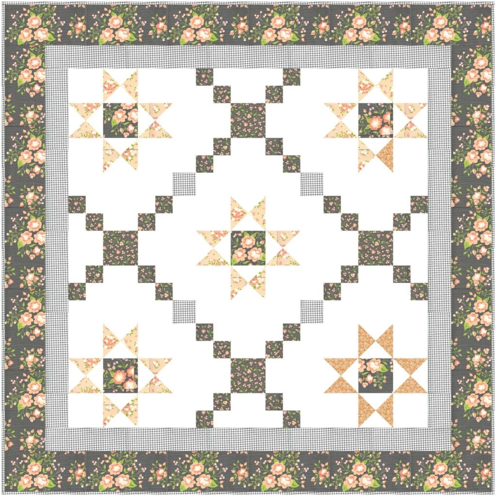 Star Gazer Delight Quilt Pattern & Mouse Pattern • Maple Cottage Designs
