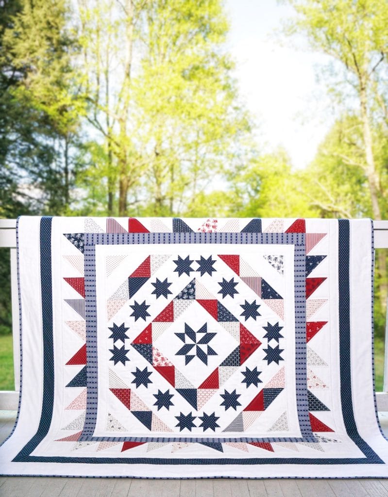 Stars & Stripes Celebration Quilt Pattern • Maple Cottage Designs