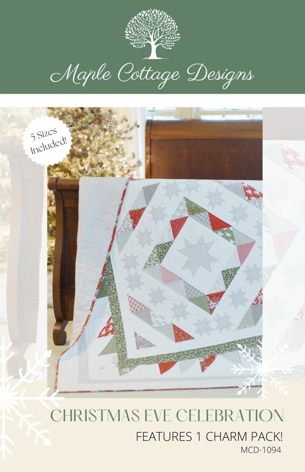 Christmas Eve Celebration Quilt Pattern • Maple Cottage Designs