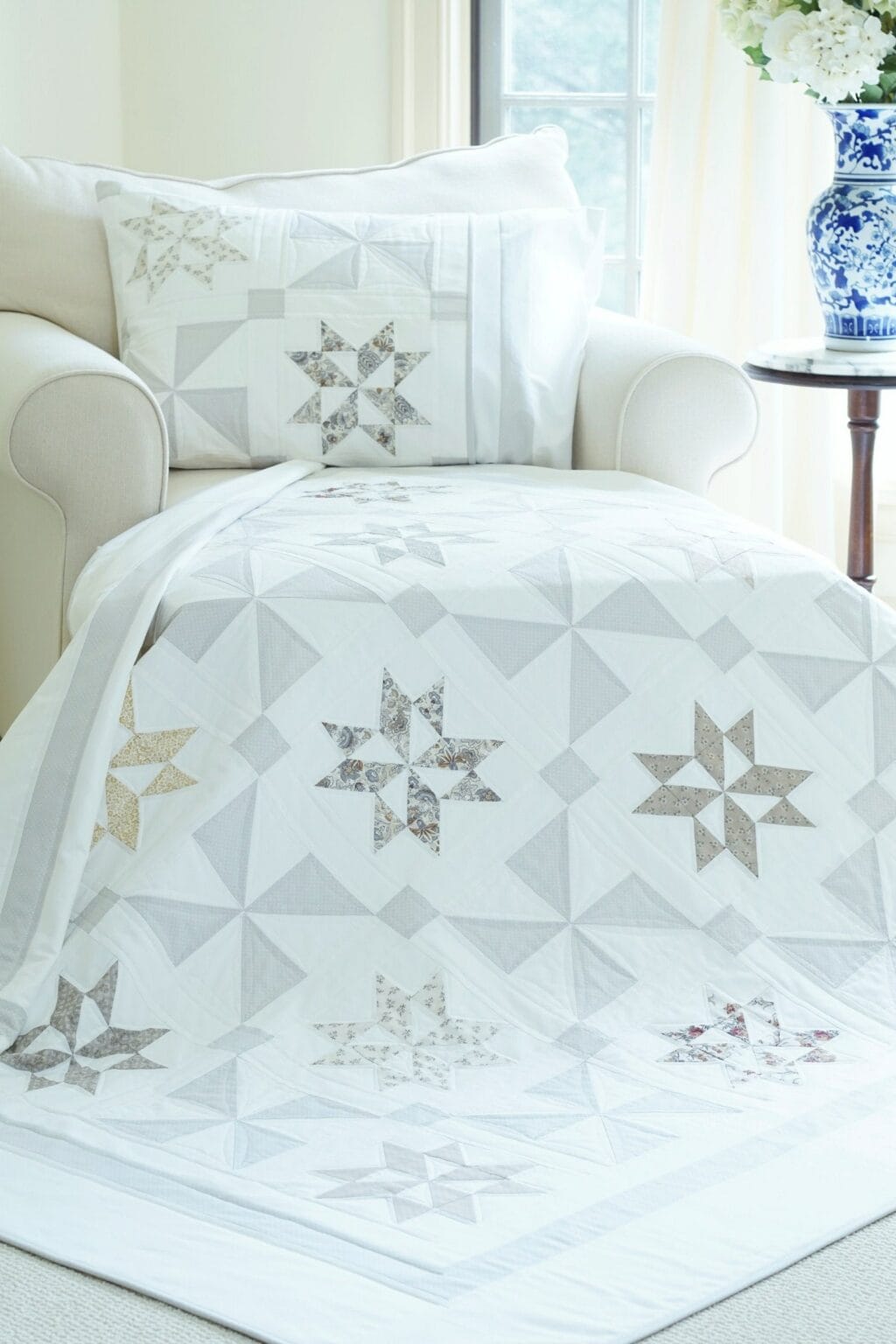 Stardust Shimmer Quilt Pattern • Maple Cottage Designs
