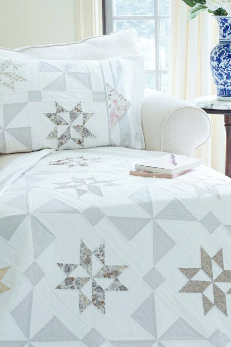 Stardust Shimmer Quilt Pattern • Maple Cottage Designs