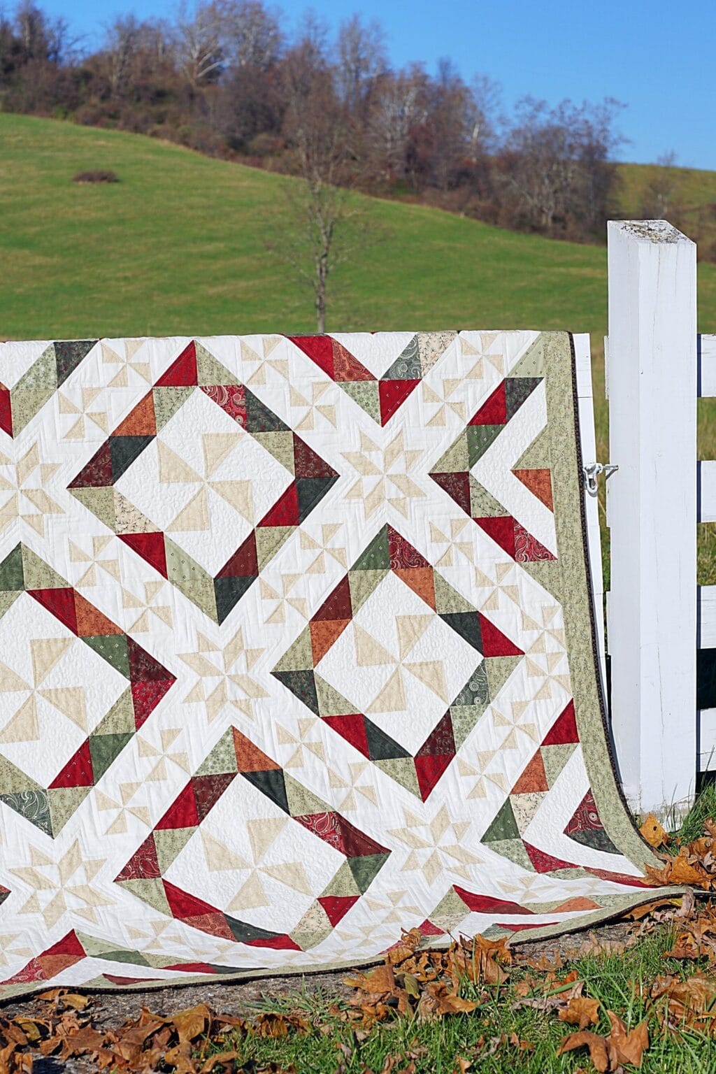 Silver Star Latte Quilt Pattern • Maple Cottage Designs