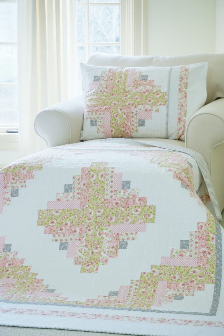 Log Cabin Jubilee Quilt Pattern • Maple Cottage Designs