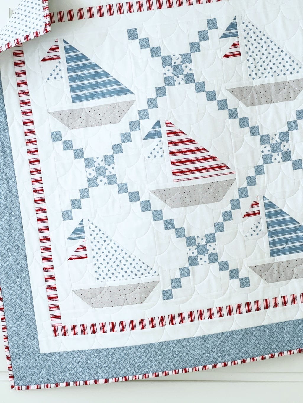 Set Sail Quilt: A Nautical Quilt Pattern • Maple Cottage Designs