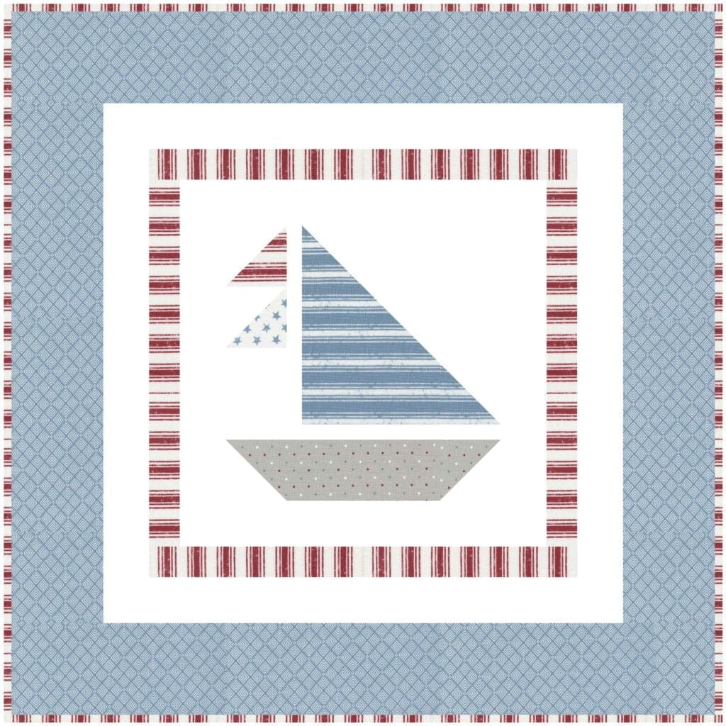 Set Sail Quilt: A Nautical Quilt Pattern • Maple Cottage Designs