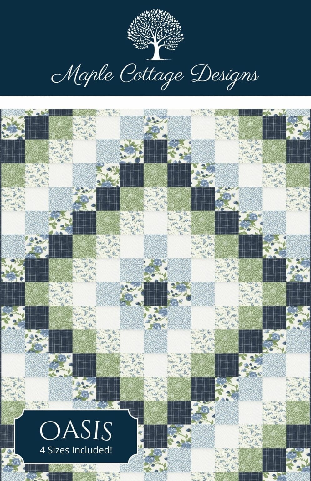 Oasis Quilt Pattern • Maple Cottage Designs