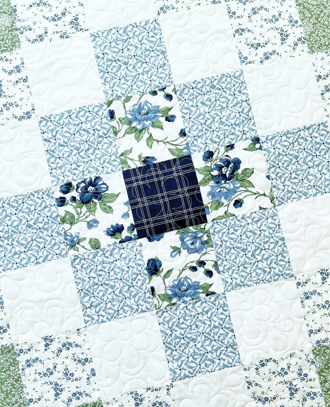 Dive Into Soothing Waves with the Oasis Quilt Pattern • Maple Cottage ...