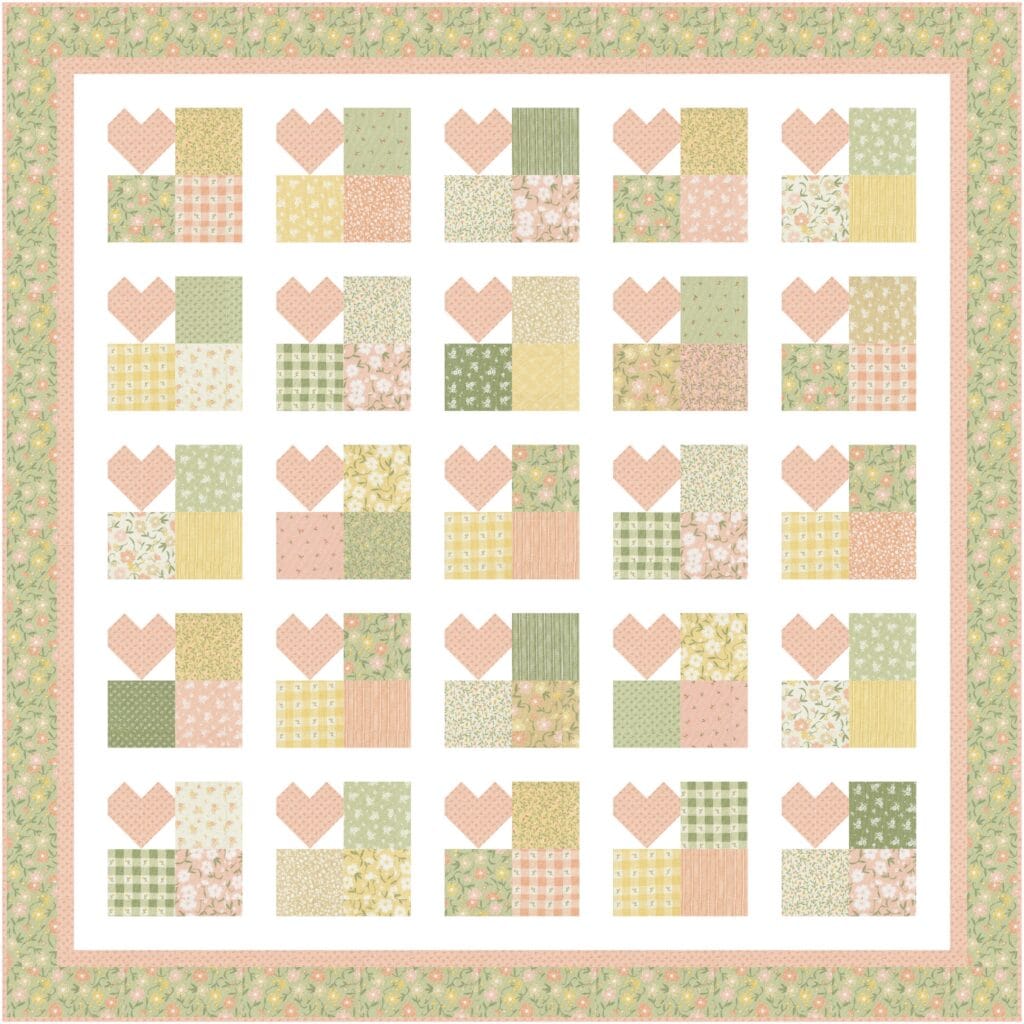 Love Grows Here Quilt Pattern • Maple Cottage Designs