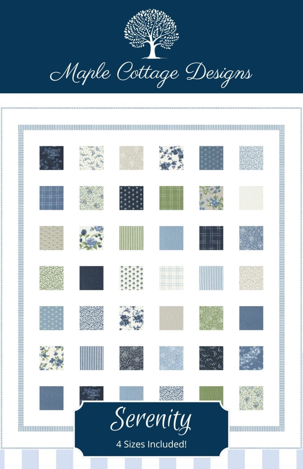 Serenity Quilt Pattern • Maple Cottage Designs