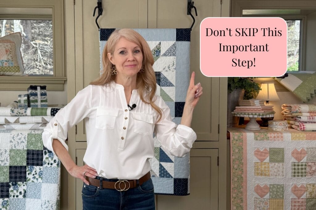 Don't Skip This Important Step in Quilting - Pressing Tips • Maple Cottage Designs